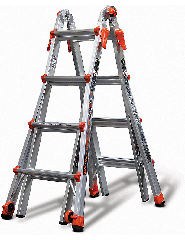 Fingerhut Little Giant Velocity M17 Aluminum Articulating Ladder System